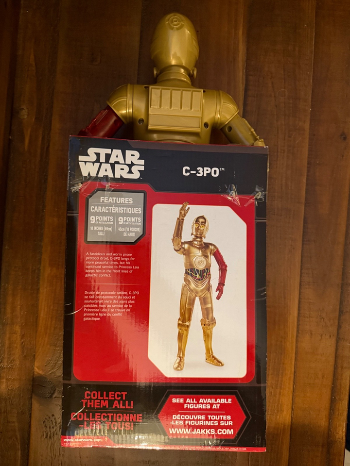 C3PO Red Arm Star Wars Big Figs 18 Inch Figure Force Awakens Jakks ...