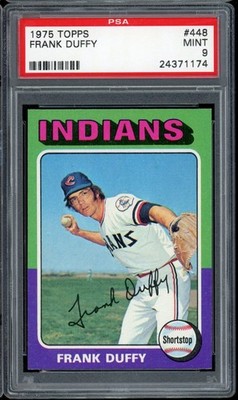 1975 Topps Baseball #448 Frank Duffy PSA 9 | eBay