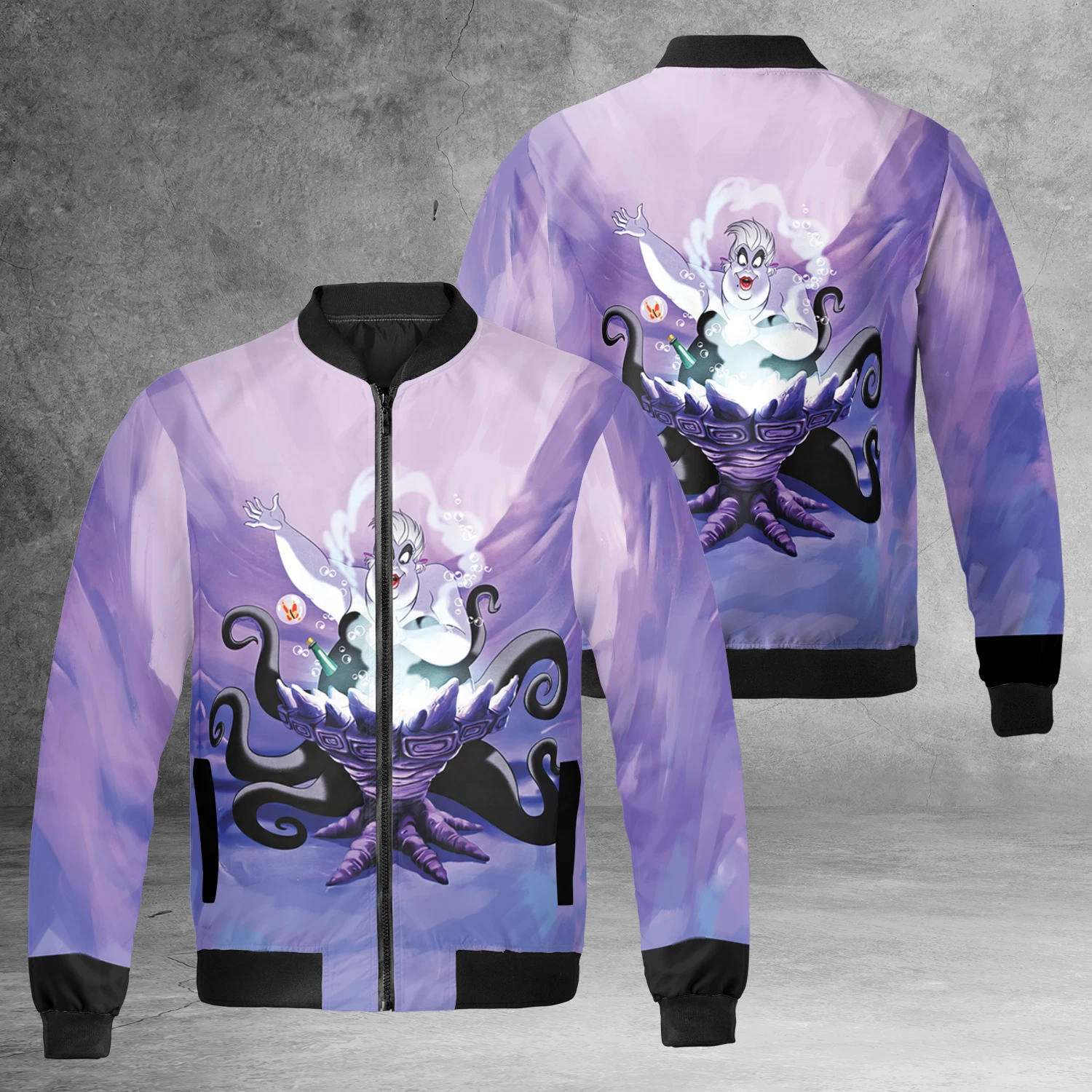 Ursula Octopus The Sea Witch The Little Mermaid Cartoon Villain Jacket ...