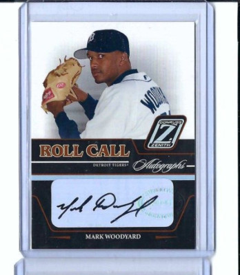 2005 Donruss Zenith Roll Call Auto Mark Woodyard #RC-18 Rookie Auto RC ...