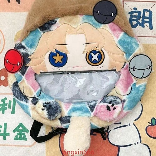 Anime Identity V Kawaii Face Cosplay Soft Backpack Lolita Transparent ...