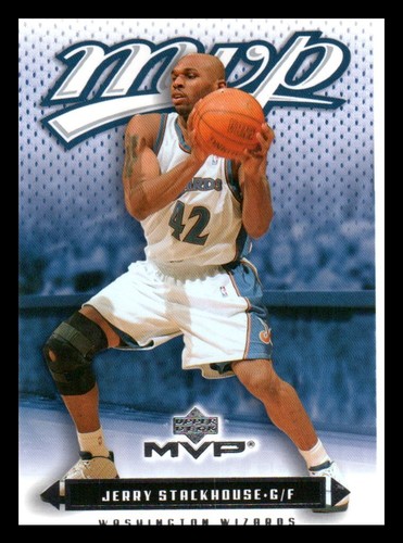 2003-04 Upper Deck MVP #191 Jerry Stackhouse NBA Basketball Washington ...