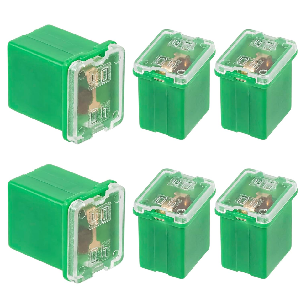 40A Square Auto Fuses 40 AMP Low Profile Box Shaped Automotive Fuse for ...
