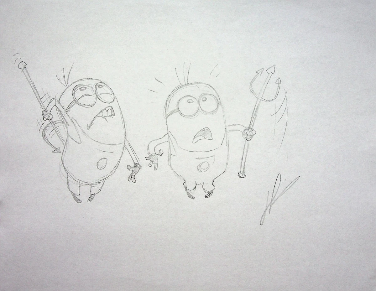 Minions Drawing Pencil