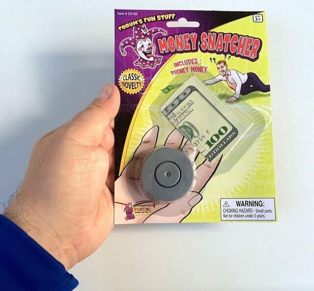 THE MONEY SNATCHER - Magic Trick GaG Prank Joke Novelty + Phoney Toy ...