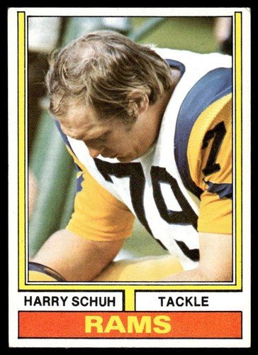 1974 Topps Harry Schuh Los Angeles Rams #109 | eBay