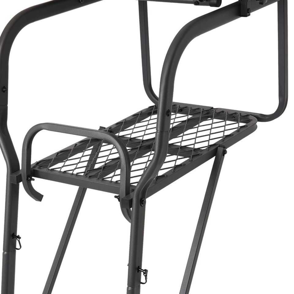 15.5' 300lbs Ladder Tree Stand Step Hunting Shoot Deer 1 Person w ...