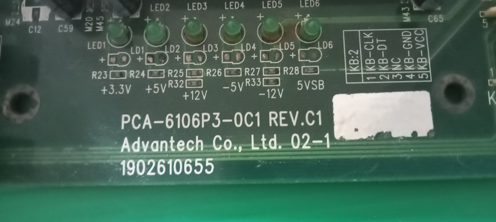 Advantech PCA-6106P3-0C1 REV.C1. | eBay