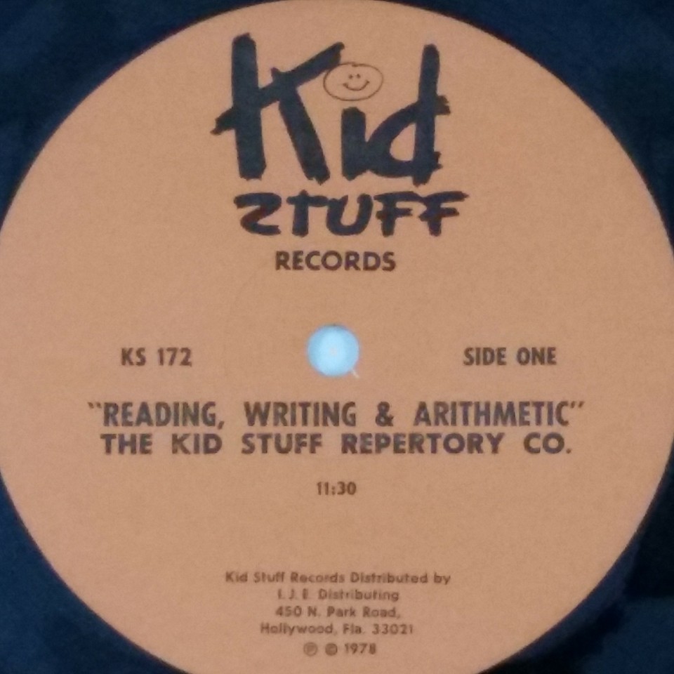 KID STUFF REPERTORY Reading, Writing & Arithmetic KS172 LP Vinyl VG+ ...