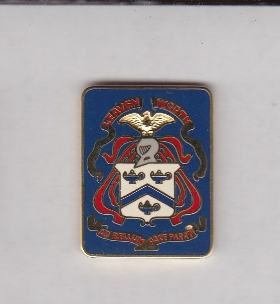 US Army Command & General Staff School CGS crest DUI badge clutchback c ...