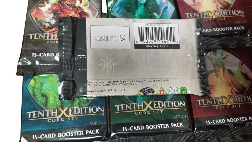 CORE SET 10th Tenth X Edition MtG Booster Pack sealed Magic the ...