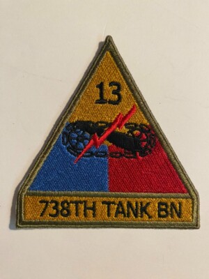 AK296 Repro WW2 U.S. Army 738th Tank Battalion 13th Armored Division ...