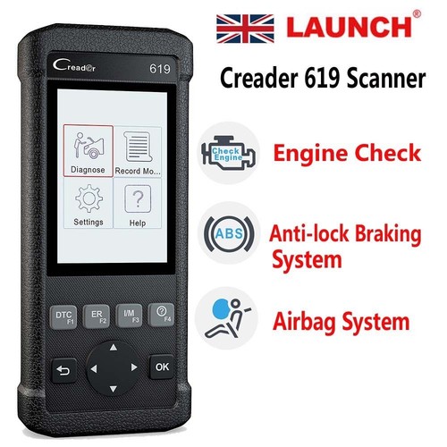 LAUNCH CREADER 619 Diagnostic Scanner Tool ABS Airbag Car Reader Full OBD2 UK | eBay