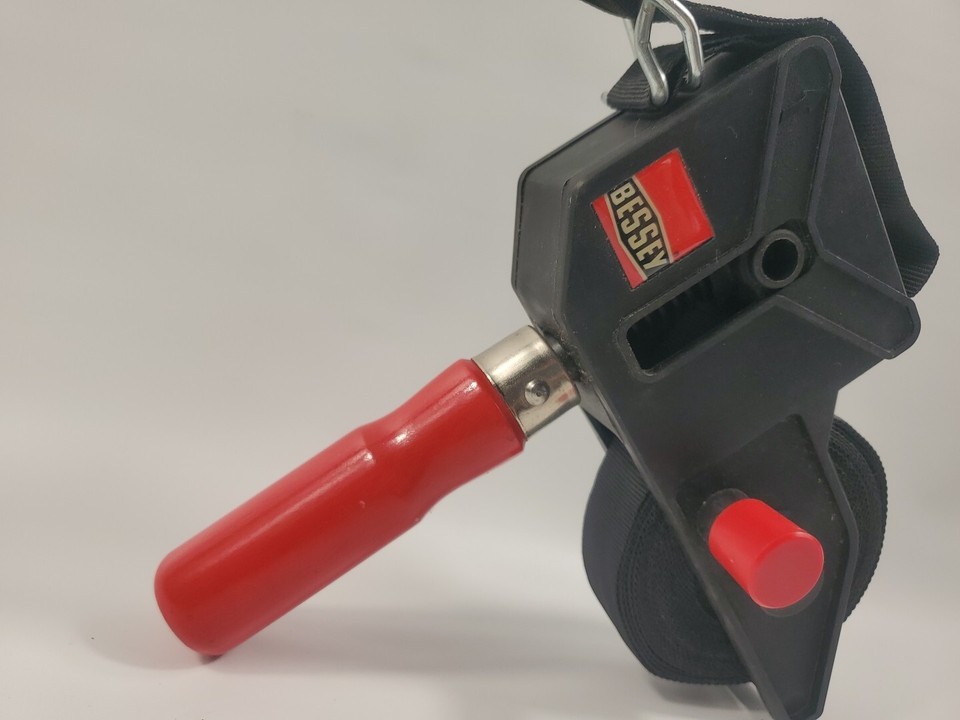 VINTAGE BESSEY VARIABLE ANGLE STRAP CLAMP Wood Handle Great Condition ...