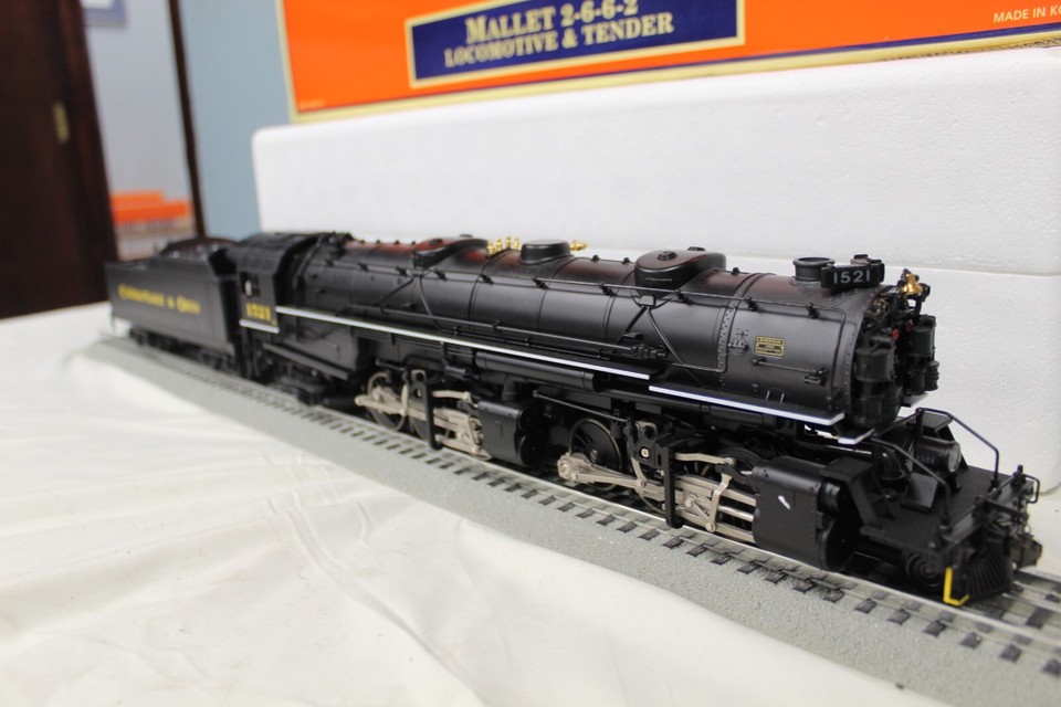 LIONEL TMCC CHESAPEAKE & OHIO 2-6-6-2 MALLET STEAM ENGINE 6-28075! O ...