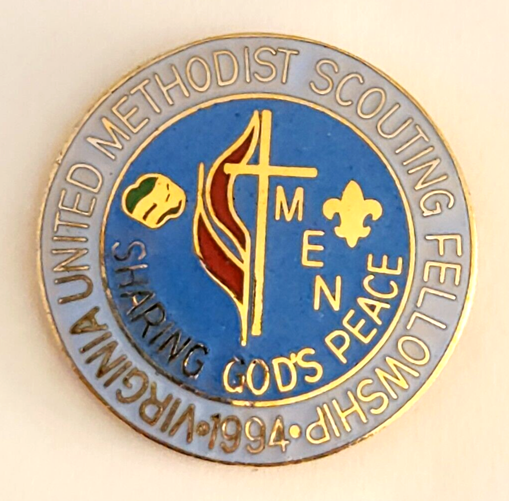 Virginia United Methodist Scouting 1994 Fellowship Hat Pin BSA GSA | eBay