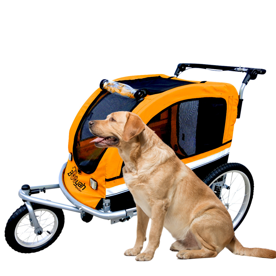 Booyah large pet dog stroller, bike trailer and jogger with suspension shocks. | eBay