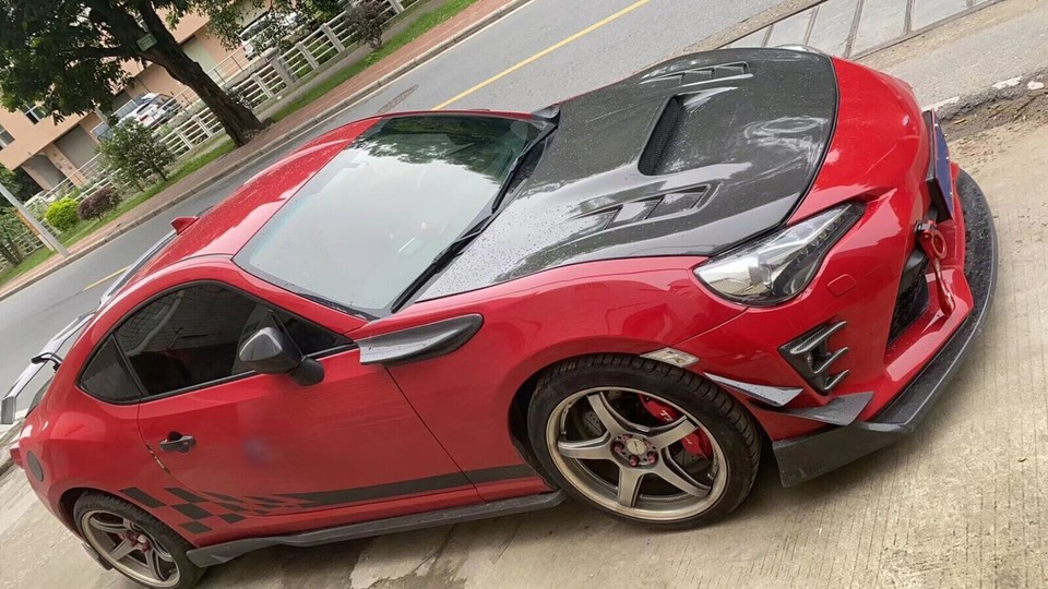 Carbon WRC Style Hood Bonnet Engine Cover Lid for Toyota GT86 FT86 ZN6 FRS BRZ | eBay