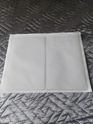 Self Adhesive Display Pockets Peel and Stick Clear Plastic Sleeves-100 ...
