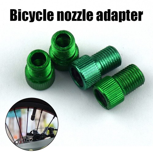 Bicycle Valve Stem Adapter Converter Aluminium Alloy Tire Tube ...