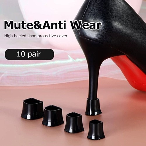 Women Universal Heel Stoppers High Heel Protectors Heel Repair Caps ...