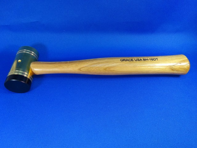 Grace Gunsmith Brass Hammer Delrin Tip 16oz Gun Care Workshop Home Tool ...