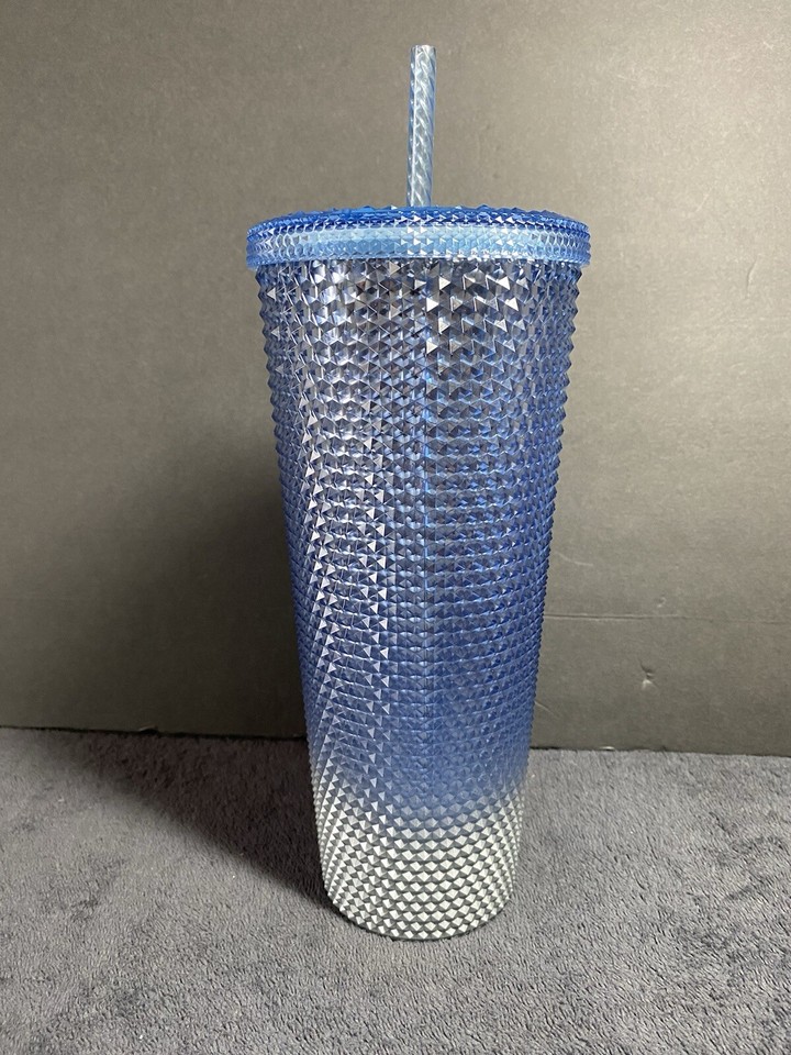 Starbucks Korea 2021 Shine blue bling studd cold cup 710ml | eBay