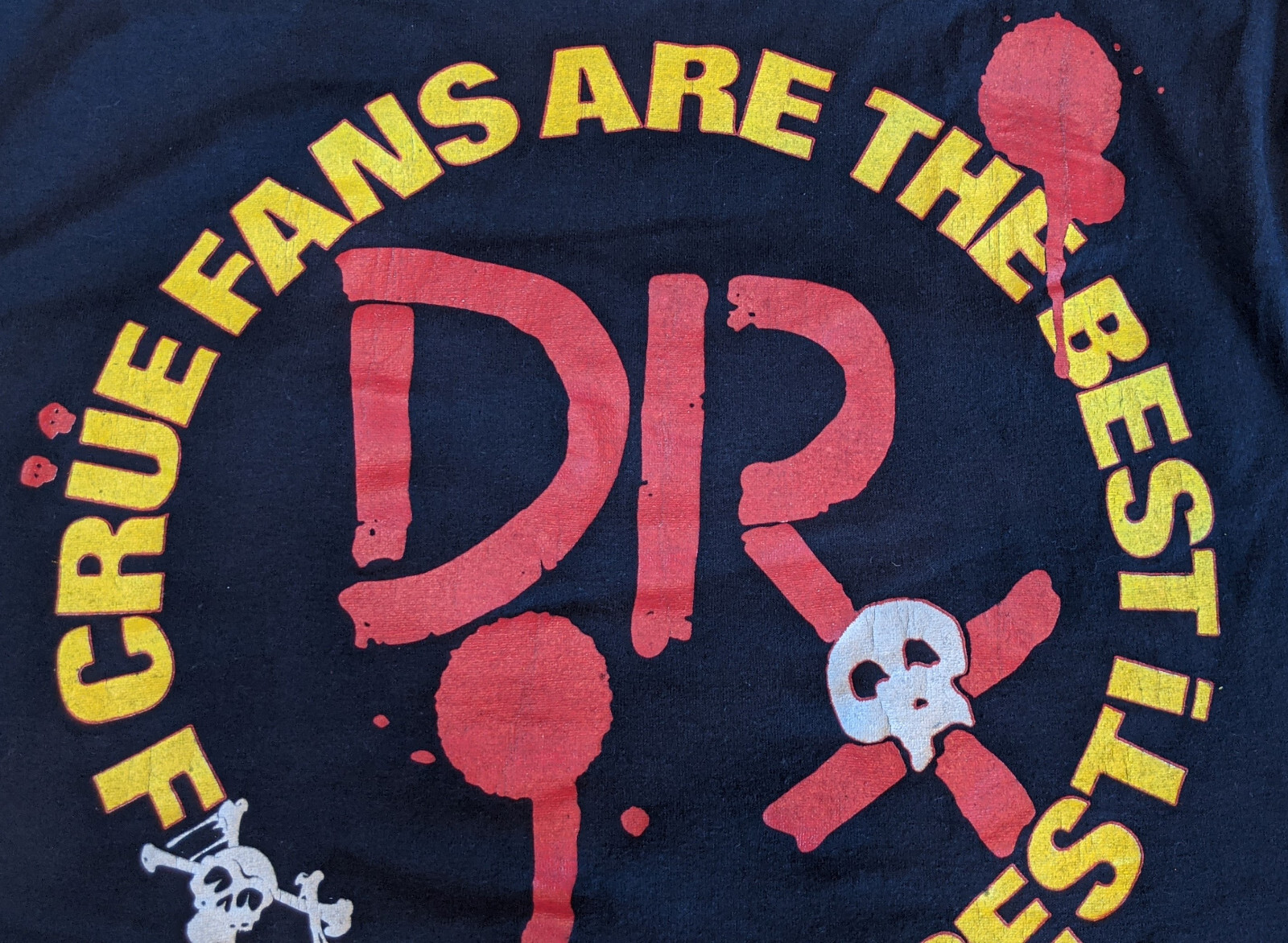 VINTAGE 1989 Motley Crue Shirt -M- Crüe Fans Are The … - Gem