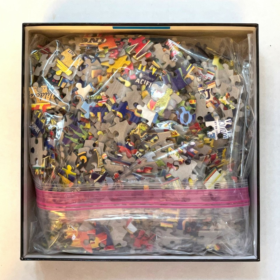 VINTAGE FRUIT LABELS Puzzle 1000 Pieces 20 x 27 Cardinal Puzzles ...