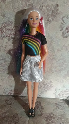 Barbie FXN96 Rainbow Sparkle Hair Doll Multicolor for sale online | eBay