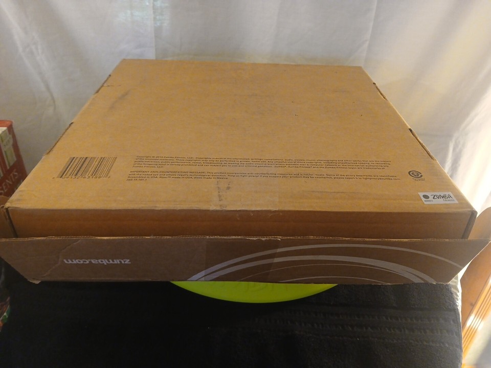 Zumba Fitness Step Riser Aerobic Stepper Riser Round Plastic Platform w ...