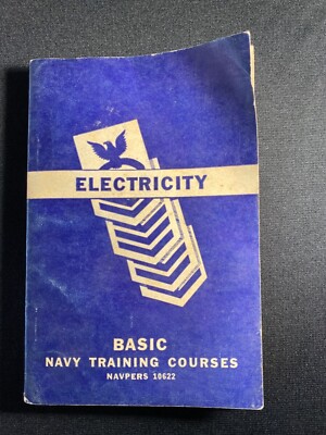 1945 Electricity Basic Navy Training Courses US Navy WW2 NAVPERS 10622 ...
