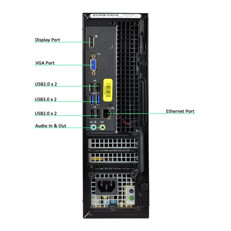 Dell OptiPlex Win 7 Pro Core i3 3.4GHz PC 160GB/8GB 90 Day Warranty ...