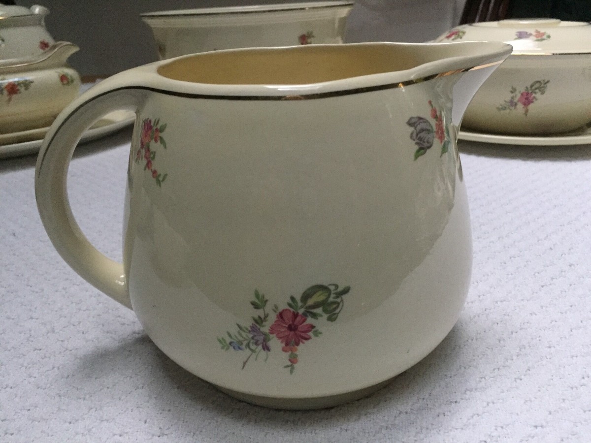 Laughlin Ceramic Pitchers Pottery Homer Laughlin Pitcher & Bowl Set