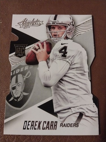 2014 DEREK CARR PANINI ABSOLUTE DIE CUT ROOKIE CARD RC #147 RAIDERS ...