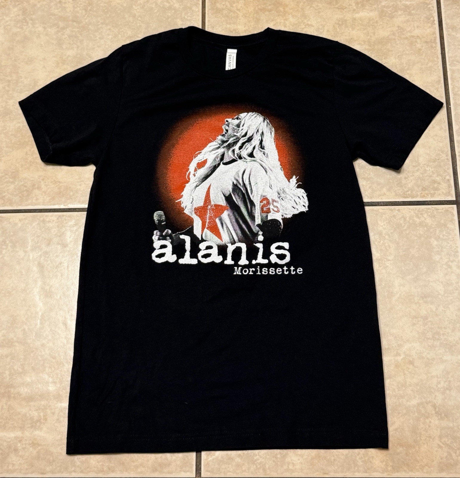 RARE Alanis Morisette 2023 Tour Shirt Medium Jagged L… - Gem