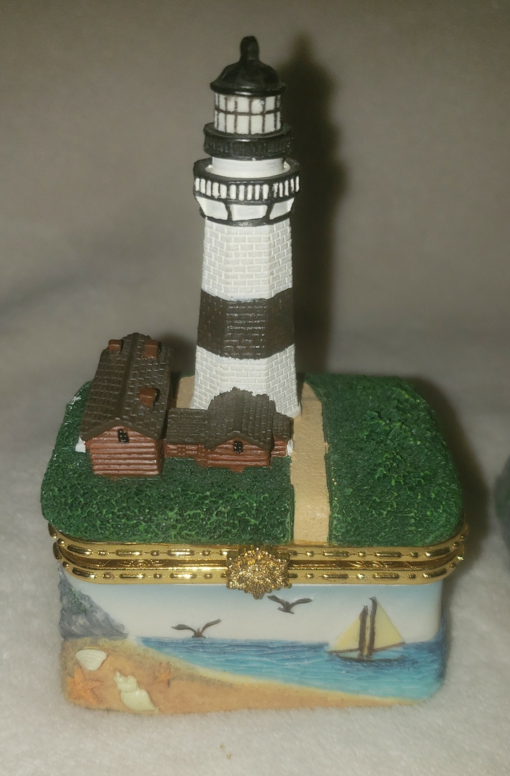 Lighthouse Trinket Boxes set of 3 lighthouse collectible treasure boxes ...