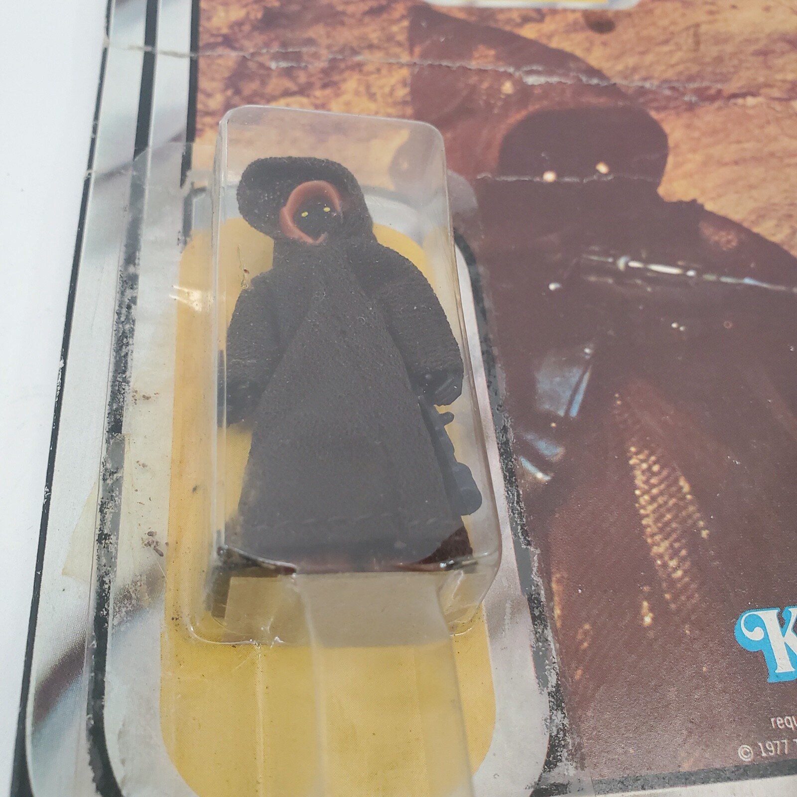 NOB 1977 Kenner Star Wars JAWA Action Figure NO. 38270 w/Card Back Seal ...