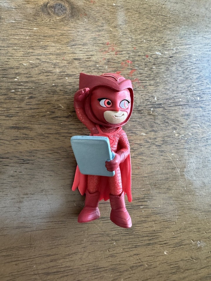PJ Masks Owlette Red Action Figure PVC Cake Topper Toy 3" Frog Box ...