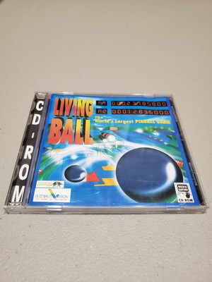 PC CD-ROM Living Ball The World's Largest Pinball Game Tested Hm | eBay