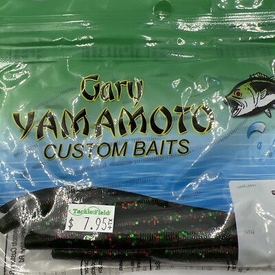 gary yamamoto senko 4" yamasenko 10 pk 9s-10-222 Watermelon Red&green ...