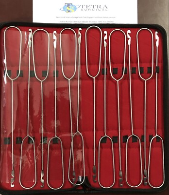 12 x IUD Extractor Hook Gynecology Surgical Instruments | eBay