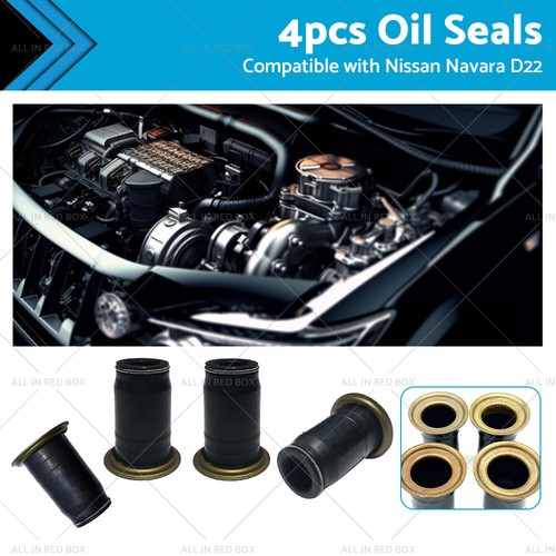 4PCS Diesel Injector Pipe Oil Seal Suitable for Nissan Navara Ute 3L ...