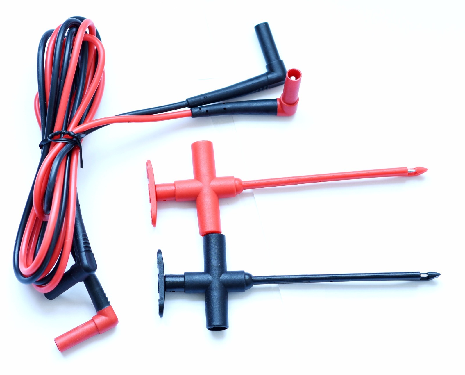 Insulation Piercing Clip + silicone test leads Banana Jack Spring ...