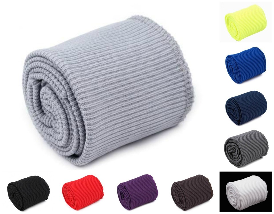 3 pcs SET of Elastic Rib Knit Fabric 2 x CUFF + 1 x WAISTBAND Elastic ...