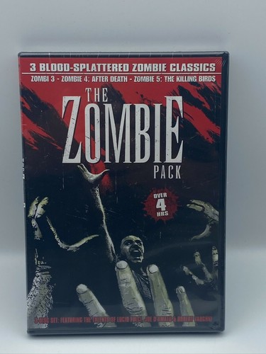 The Zombie Pack DVD 3-Disc Set Brand New Sealed Horror 3 Zombie Classic ...