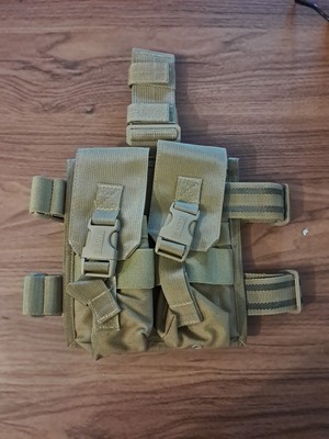 BLACKHAWK Omega Enhanced Drop Leg 4x Mag Pouch | eBay