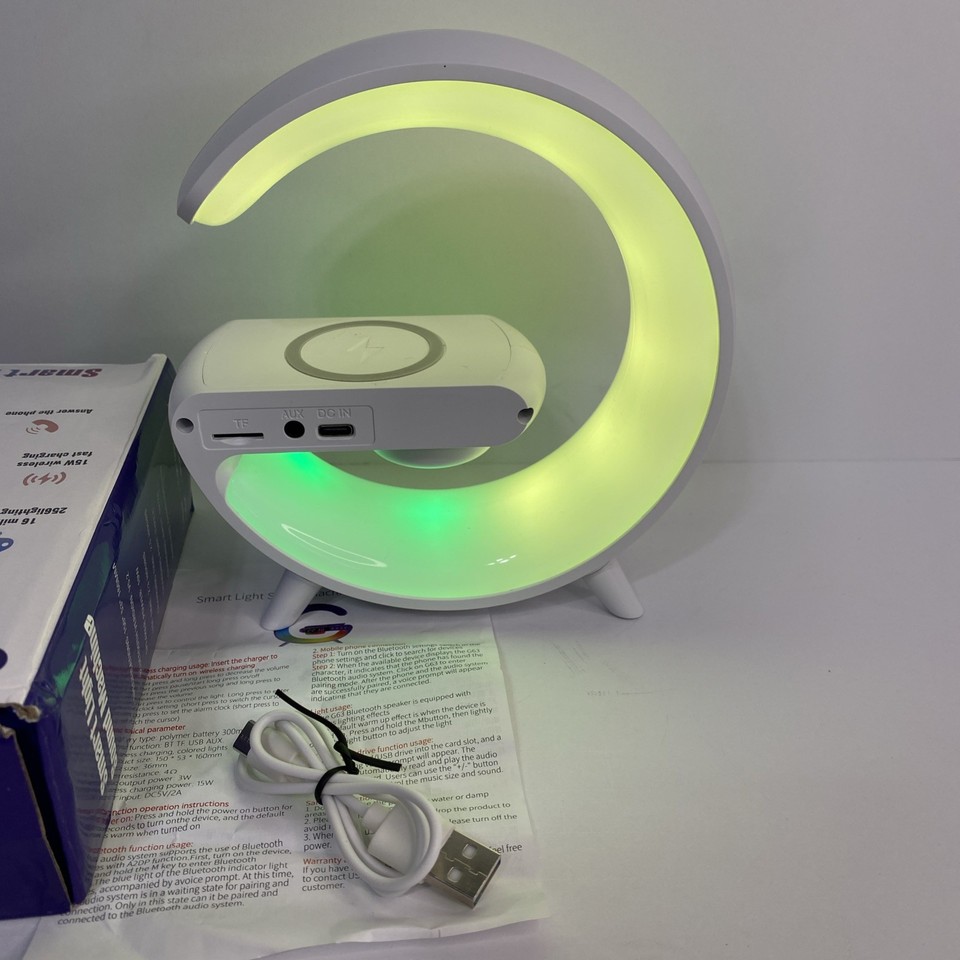 Smart Light Sound Machine G63 Intelligent Wireless Charger Sleep Aid ...