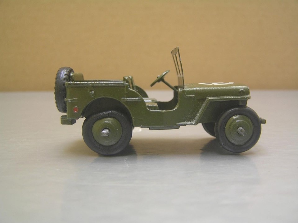 Dinky Toys 153A US Army Jeep made in England vintage original in NM ...