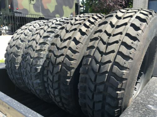 4 USED Military Humvee Tires 37" + 8 Lug 12 Bolt Rims + Run Flat ...